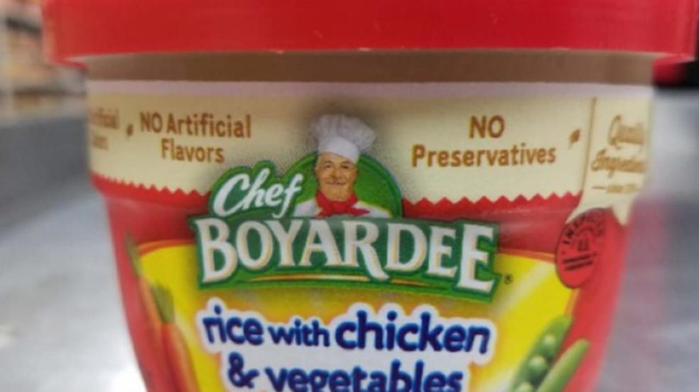 Recall Alert: Chef Boyardee Rice with chicken, vegetables | WGME