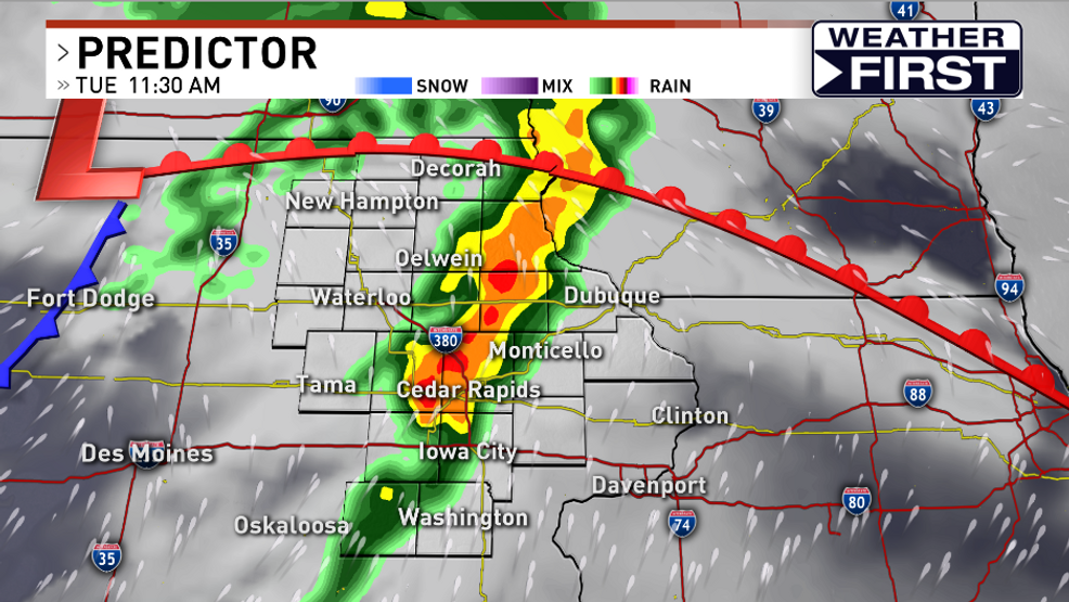 Severe weather possible Tuesday in eastern Iowa | KGAN Severe weather possible Tuesday in eastern Iowa | KGAN