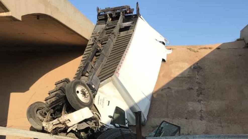 Driver falls asleep at the wheel on I-20, truck lands upside down ...