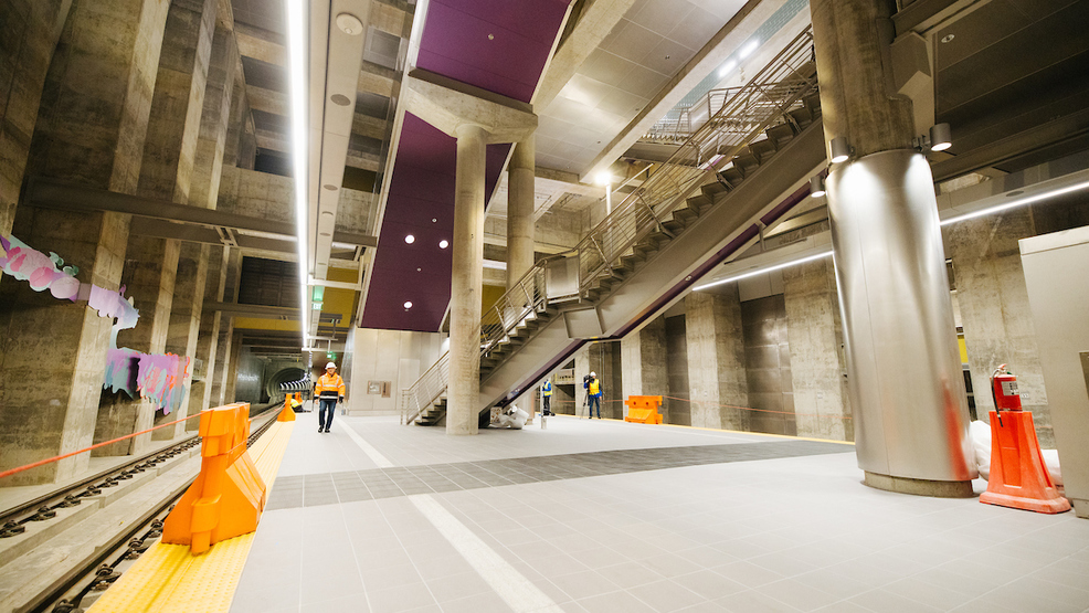 Take a peek inside the nearly finished new Roosevelt light rail station ...