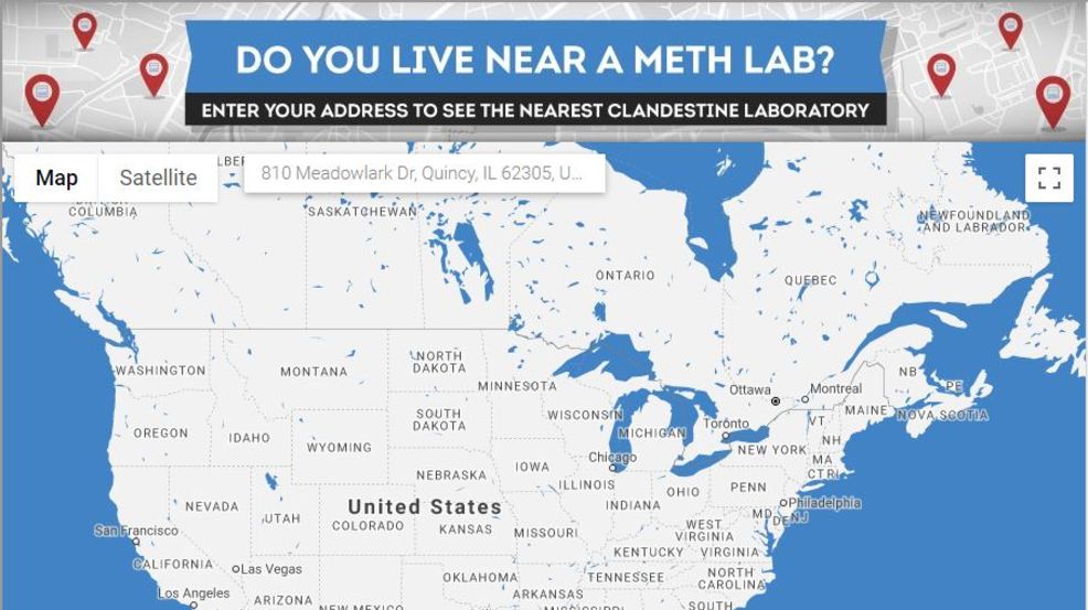 Do you live near a meth house? This interactive map will tell you | KHQA