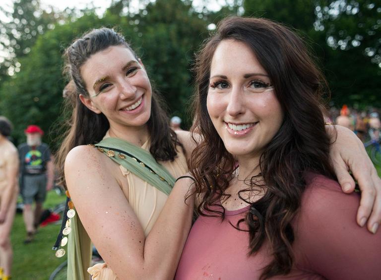 Photos: Portland bikes bare for 2018 World Naked Bike Ride | KATU